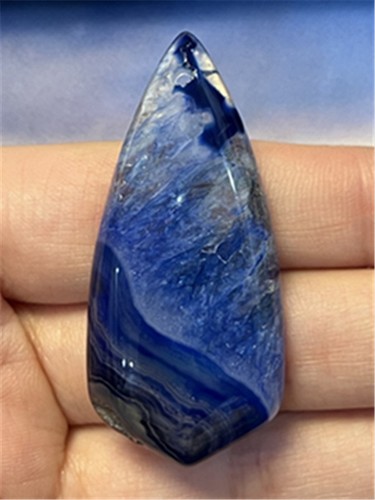 KU68478 48x22x7mm Blue/white Druzy Geode Agate Shield Pendant Bead | eBay