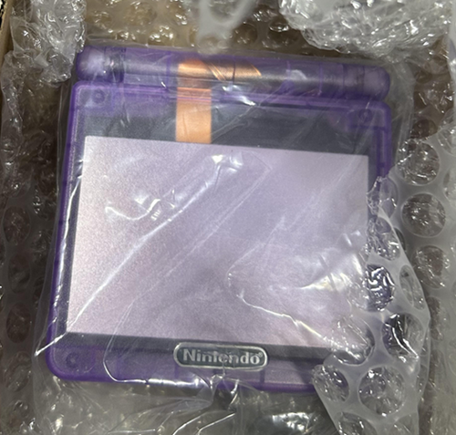 Nintendo Game Boy Advance SP IPS V5 LCD Screen Transparent Purple | eBay