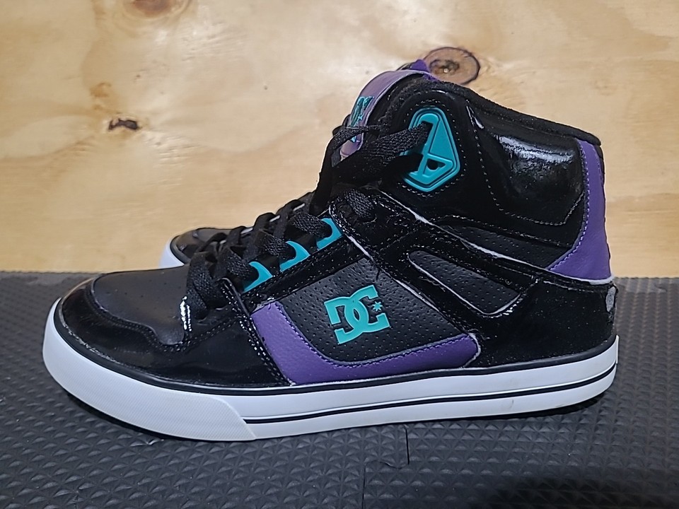 Dc Shoes Mens Spartan Hi Wc 302523 Size 12 Black Purple | eBay
