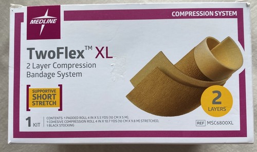 Medline TwoFlex 2-Layer Compression Bandage System MSC6800 New | eBay