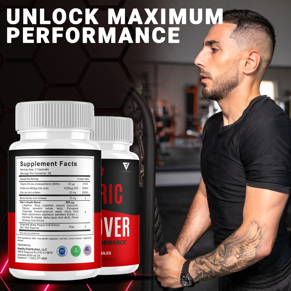 (3 Pack) Nitric Recover Performance Capsules, NitricRecover Max (180 ...