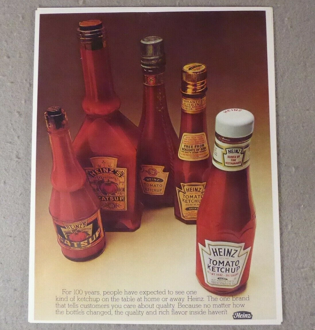 Heinz Ketchup Bottle History