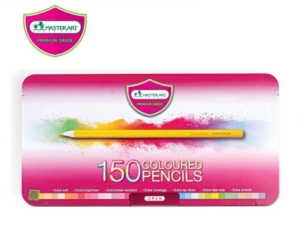 150 Colored Pencil Set Pencils Premier Art Drawing Soft Premium ...
