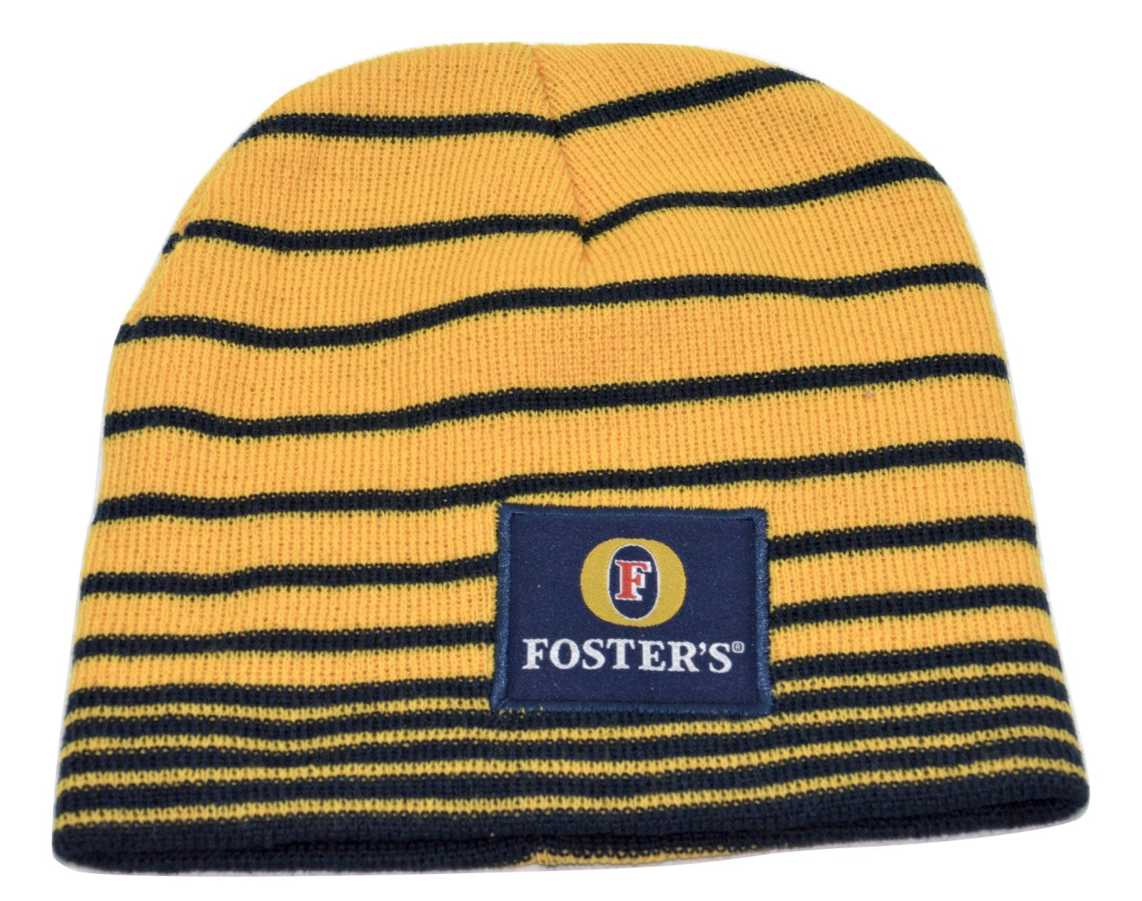 Foster's Australian Lager Striped Knit Winter Beer Hat Beanie Toque ...