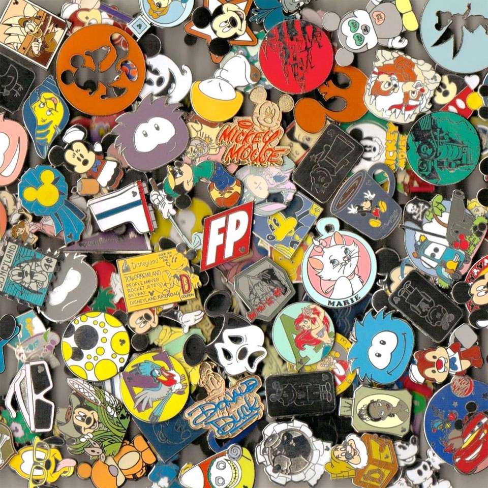 Disney Pins Lot Pick Size Bulk Pin Lot From 1-100 Assorted Park Trading ...