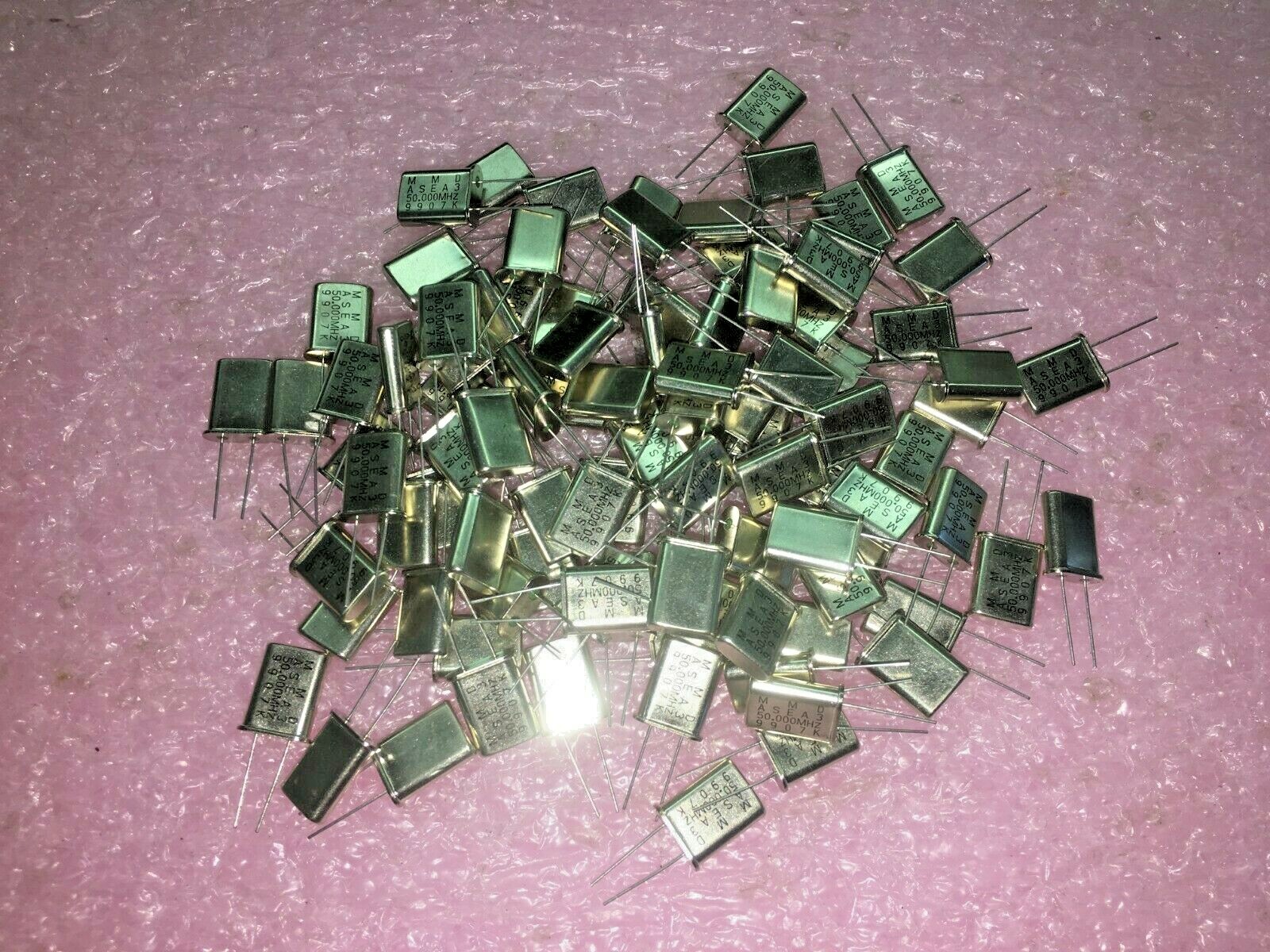 (33 PIECE LOT) ASEA3-50.000MHZ, Series 3Rd Overtone Quartz Crystal, 50. ...