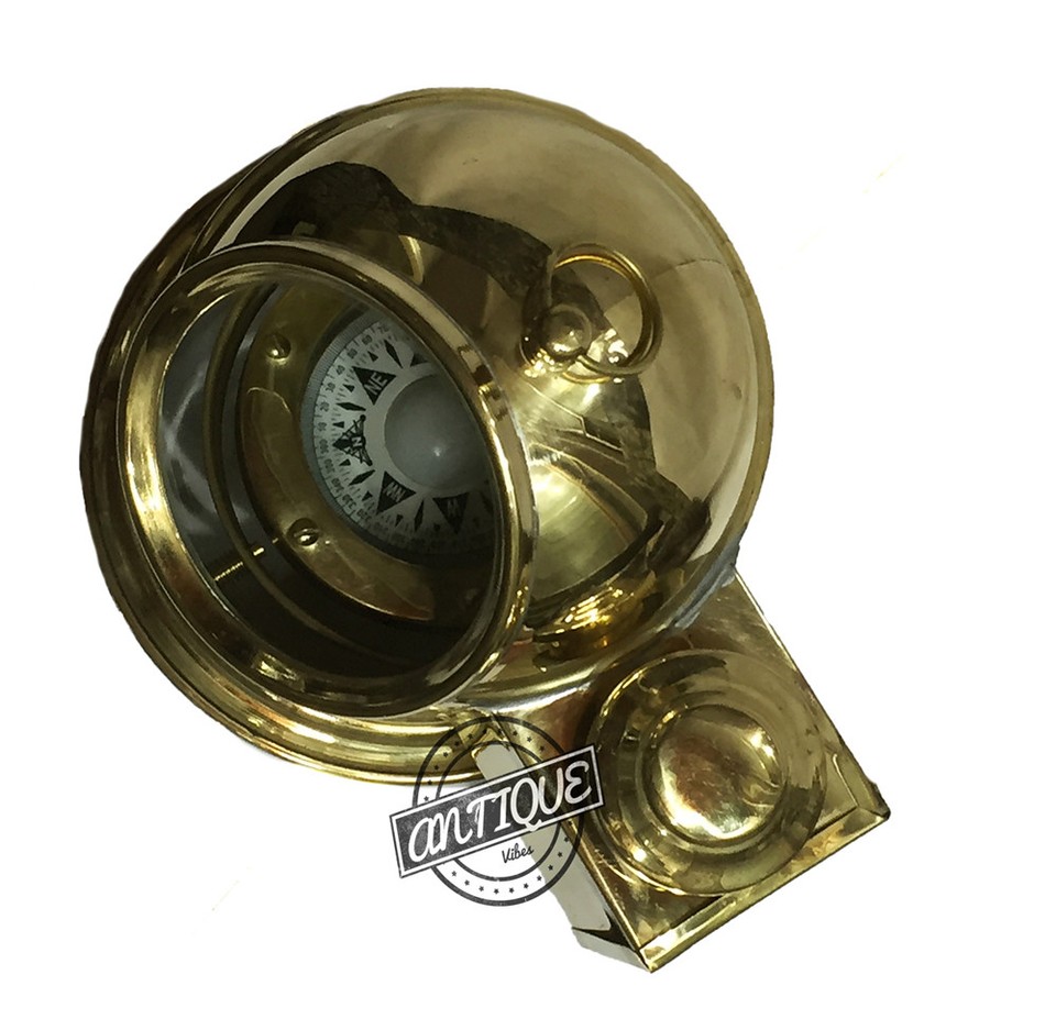 Vintage Boat/Ship Compass Floating Binnacle NAUTICAL Navigation Vintage ...