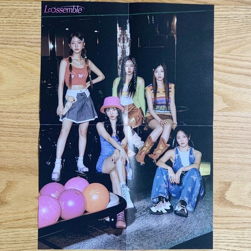 Group Official Folding Poster Loossemble 1st Album Loossemble Genuine ...