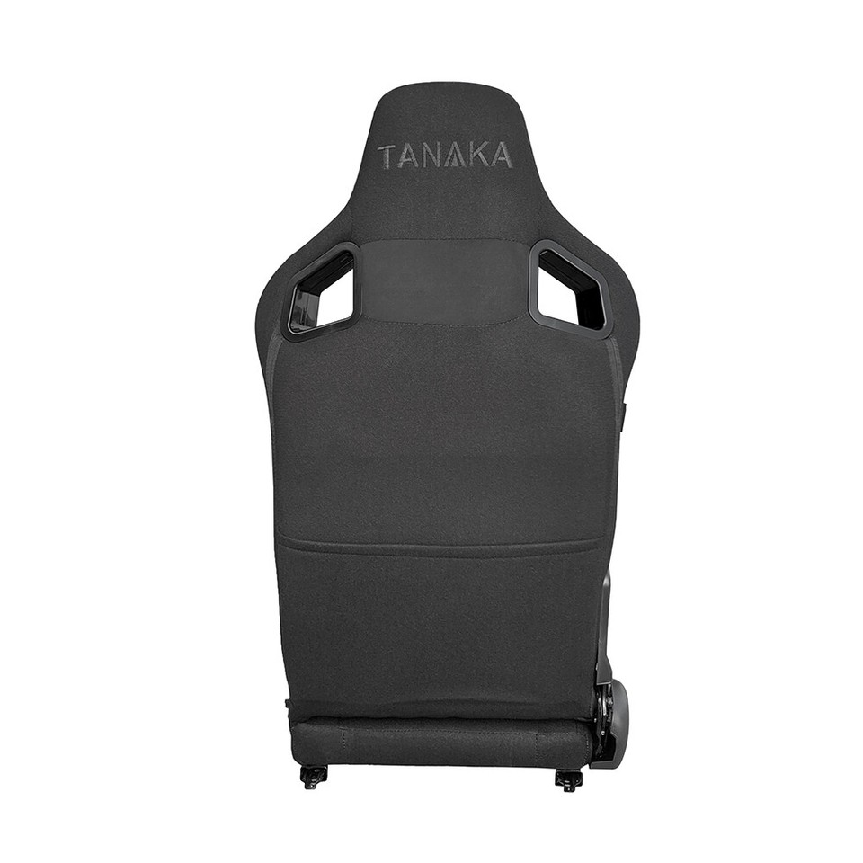 PAIR TANAKA BLACK CLOTH RACING SEATS RECLINABLE FOR CHEVROLET ** | eBay
