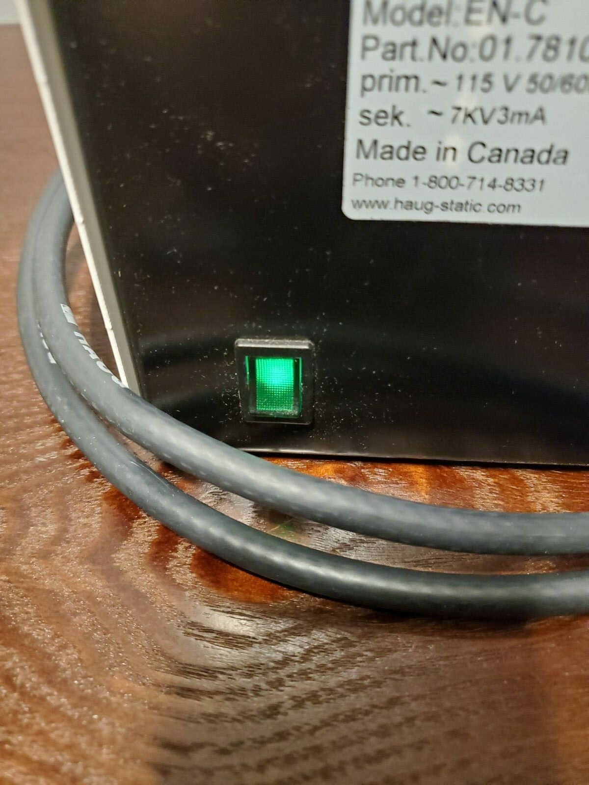 Mettler Toledo Haug EN-C Single Point Ionizer / Static Eliminator | eBay