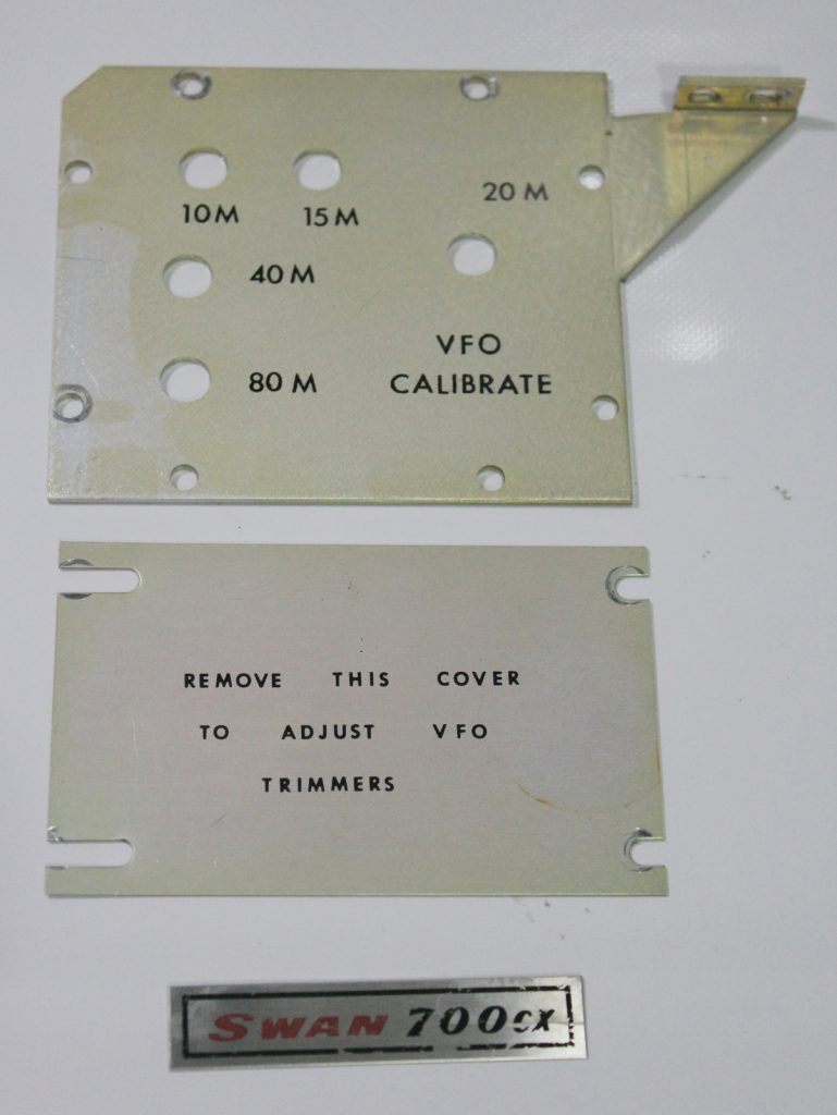 Swan 700 CX Original VFO Cover and Mark J01 Used We Ship Worlwide | eBay