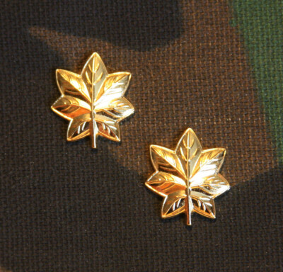 US NAVY USN LT. COMMANDER USMC MAJOR RANK INSIGNIA; COLLAR SIZE PAIR | eBay