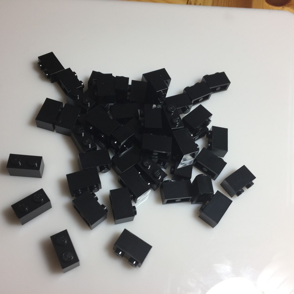 50 per lot NEW LEGO 1x2 Black Bricks (3004/300426) | eBay