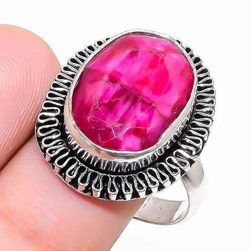 Kashmir Red Ruby Gemstone 925 Silver Jewelry Ring Size 9 | eBay