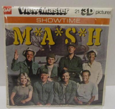 GAF View-Master 3 Reel Set NEW SEALED - MASH Major Topper - J11 - (103 ...