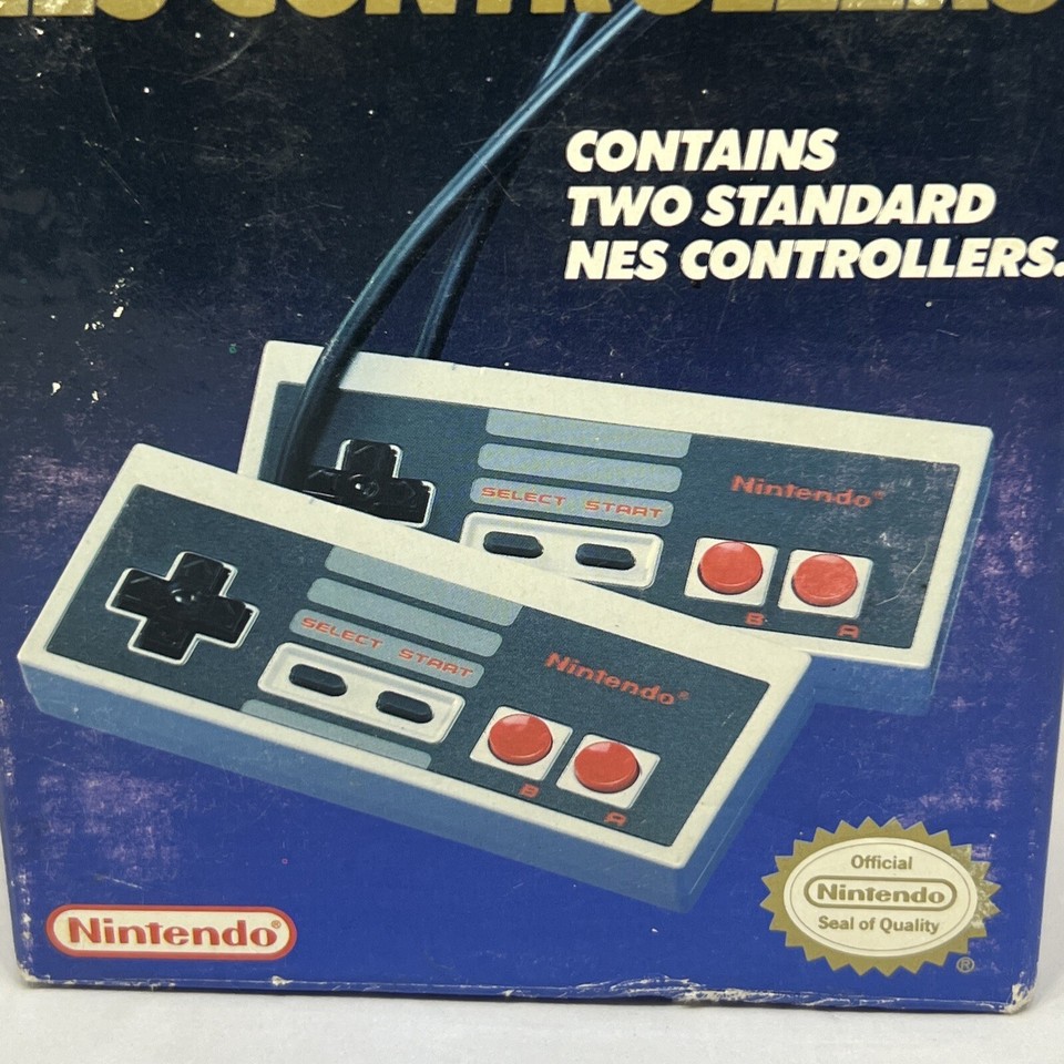 NEVER USED! Authentic Original Nintendo NES OEM Controllers Complete ...