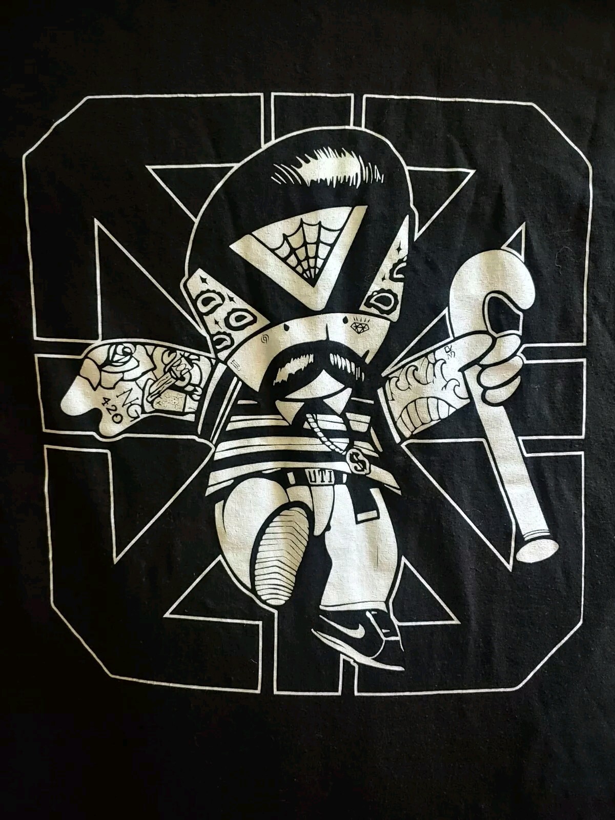 Angel Diaz Artist T-shirt The Seventh Letter Crew Sty… - Gem