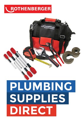 * Rothenberger Plumbers Apprentice Starter Kit Tool Bag Set with Screw ...
