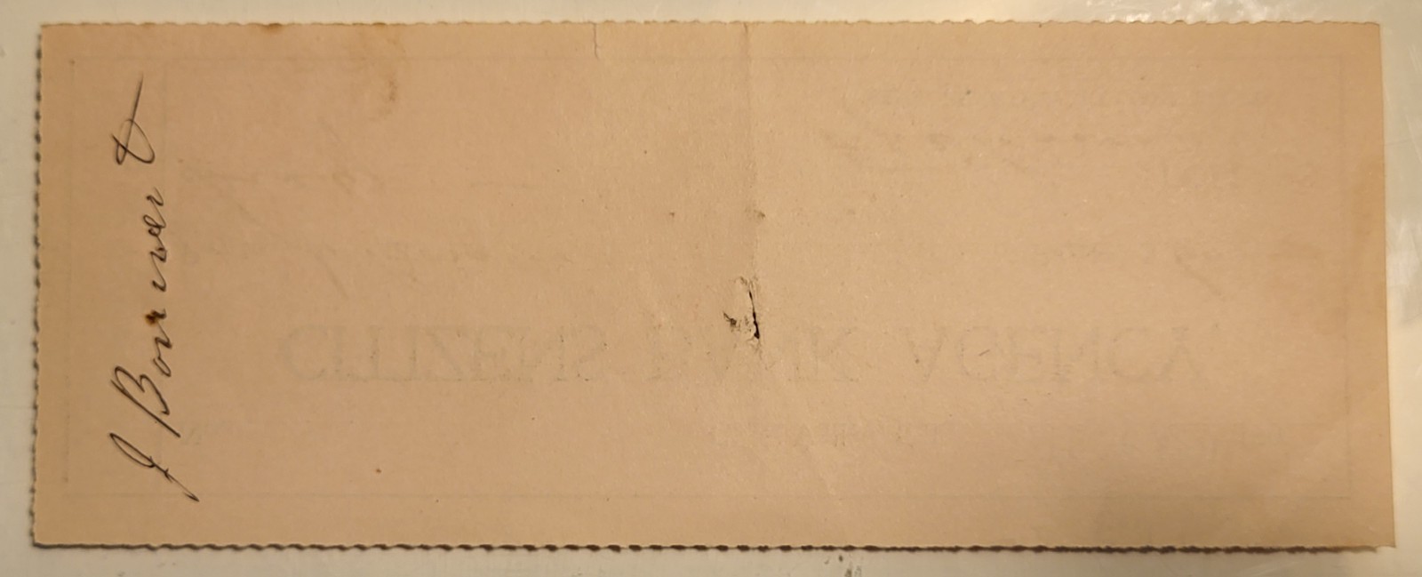 1901 Citizens Bank Agency Check! Vintage US Check! | eBay