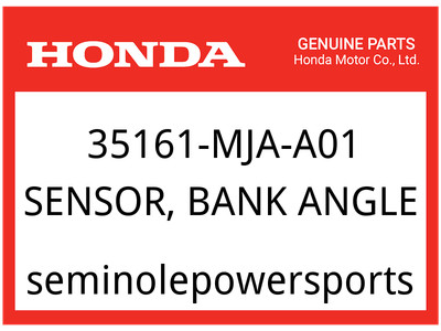 Honda OEM Part 35161-MJA-A01 SENSOR, BANK ANGLE | eBay