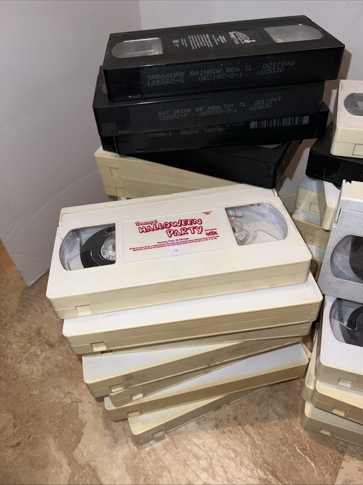 Lot 32 90s Early 2000s Barney VHS PBS No Clam Shells All Tested Holiday ...