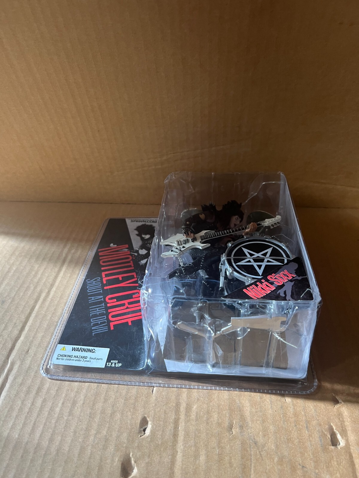 Motley Crue Nikki Sixx Shout at the Devil Mcfarlane Action Figure New ...