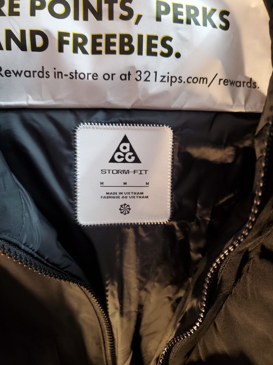 Nike ACG PrimaLoft Skull Peak Storm-FIT Black Jacket FV8681 Nike ACG PrimaLoft Skull Peak Storm-FIT Black Jacket FV8681