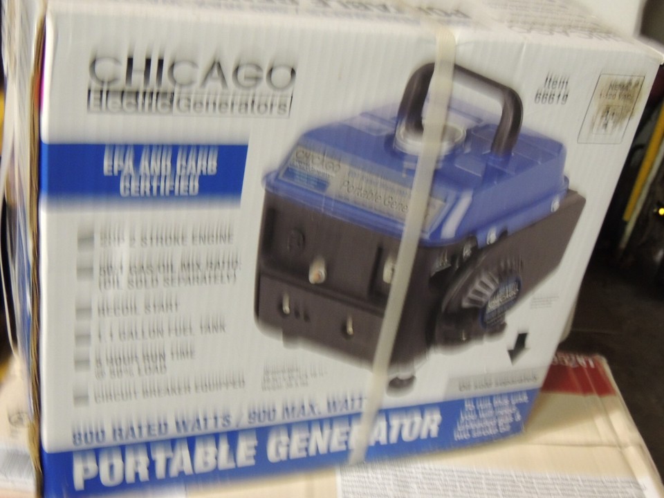 ESTATE NEW Chicago GENERATOR - 900 Watts Max/800 Running Watts | eBay