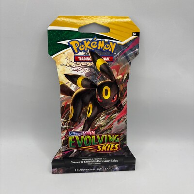 Pokemon TCG - SWSH Evolving Skies Sleeved Booster Pack (Random Art ...