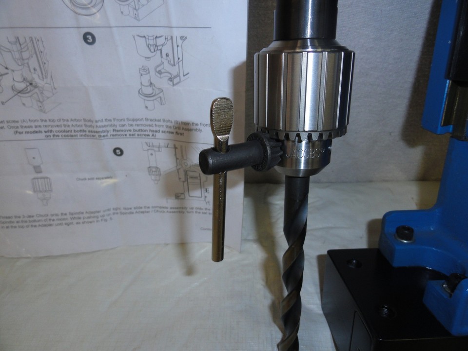 HOUGEN MAGNETIC DRILL CHUCK&ADAPTER FITS,MODELS: 904,905&927 W/SLOT ...