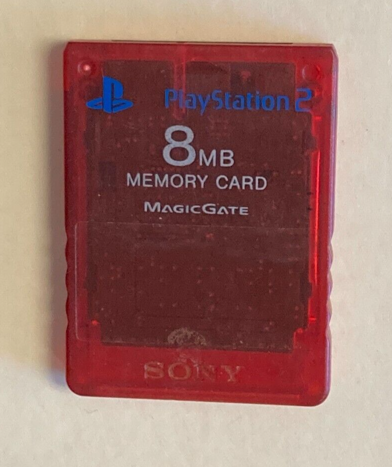 Official Sony PlayStation 2 PS2 Memory Card OEM SCPH-10020 Magic Gate ...