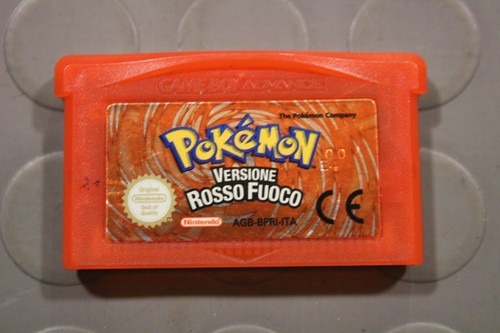 Pokemon Fire Red Nintendo Game Boy Advance GBA ITA Excellent Condition ...