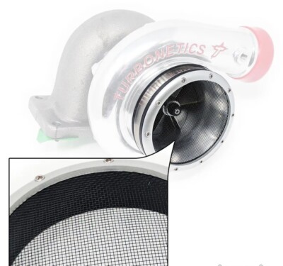 TURBO 4" GUARD DESIGN TURBO INLET GRILL PROTECTOR MESH SCREEN BOOST ...