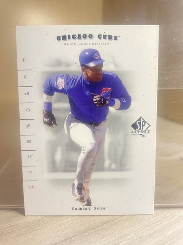 2001 SP Authentic Baseball #55 Sammy Sosa | eBay