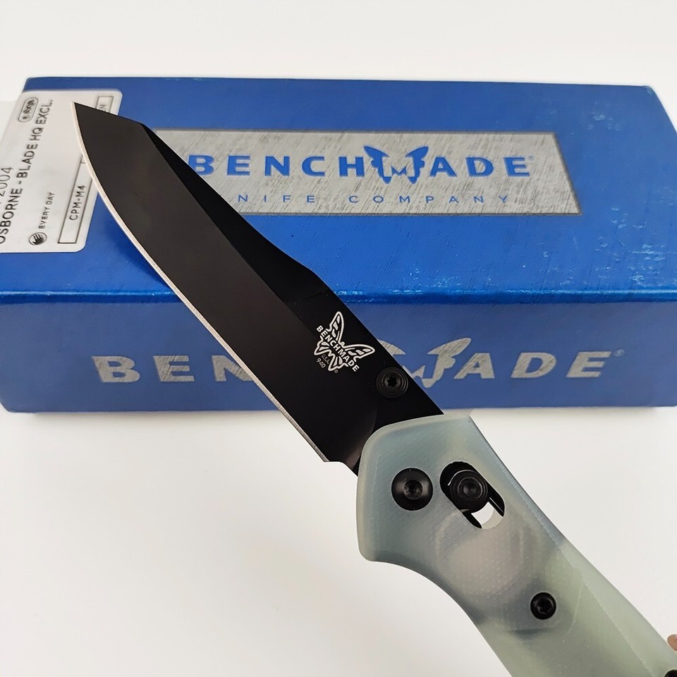 Benchmade Osborne 940BK-2004 Jade Handle Black CPM-M4 Blade AXIS ...