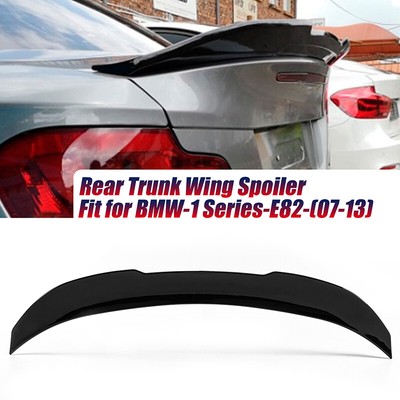 FITS 07-13 BMW E82 COUPE 125i 128i 135i PSM STYLE GLOSS BLACK TRUNK ...