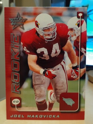 1999 Leaf Rookies & Stars Joel Makovicka #202 Rookie RC NEBRASKA ...