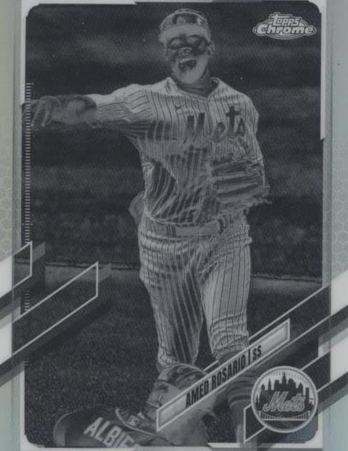 2021 Topps Chrome - Amed Rosario #190 Negative Refractor for sale ...