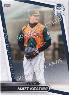 2024 Hudson Valley Renegades Matt Keating Yankees RC Rookie Minor ...