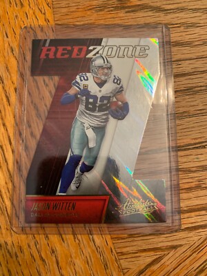 2016 Panini Absolute Football Card Red Zone Insert Jason Witten Cowboys ...