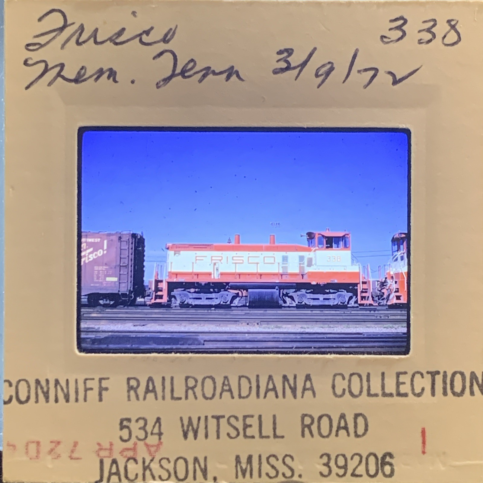 Vintage Original 35mm Train/Railroad Slide.*Info On Photo Slide Frame ...