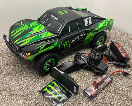 Traxxas Monster Energy Slash Edition RC Car Rare Near Mint Condition AS ...