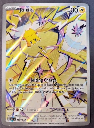 Pokémon TCG Joltik 150/142 Illustration Rare Stellar Crown NM Fast ...