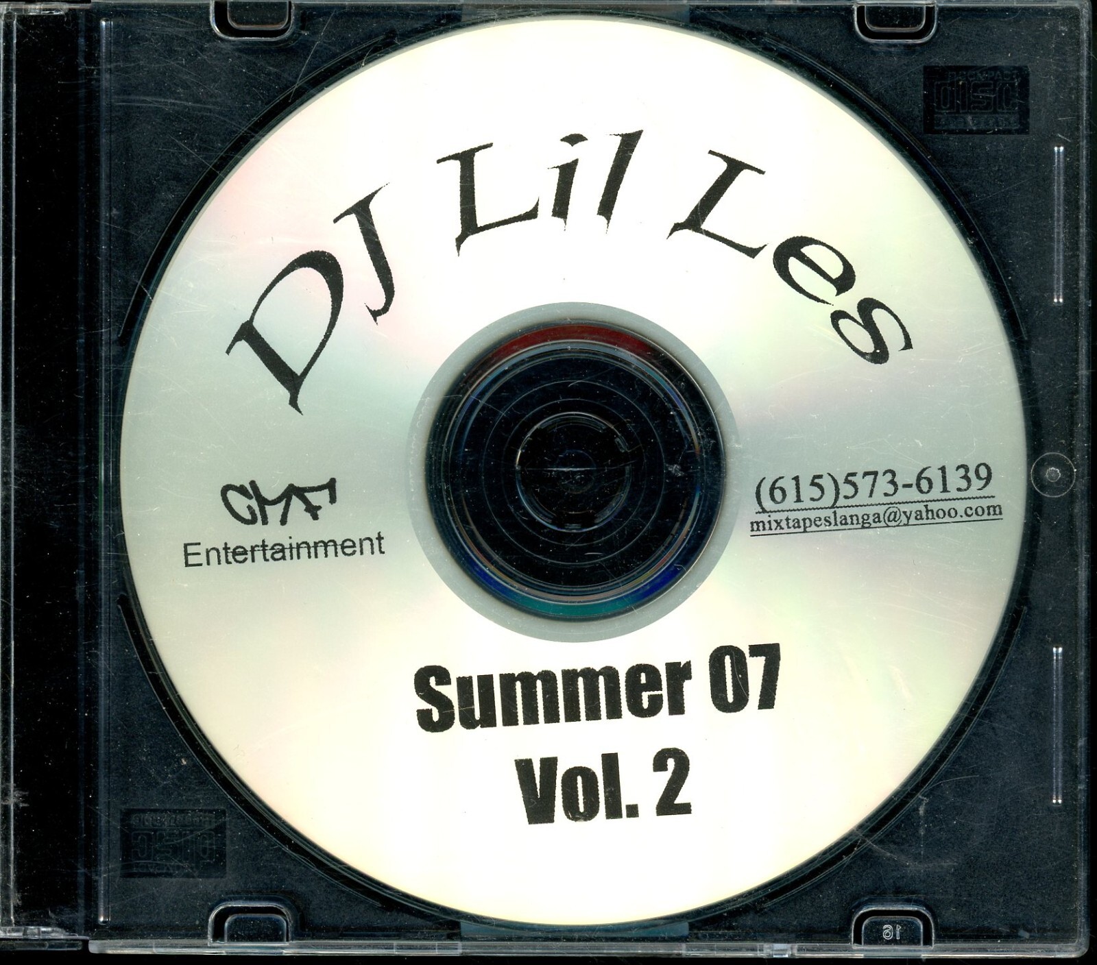 DJ LIL LES - SUMMER 07 VOL. 2 - RARE MIXTAPE CD-R NASHVILLE | eBay