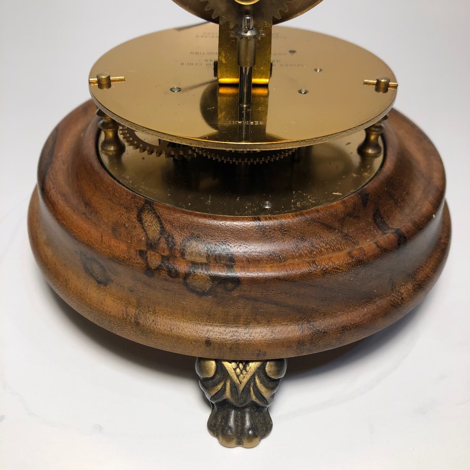 Briggs Rotary Conical Pendulum Clock w/Glass Dome Horolovar ...