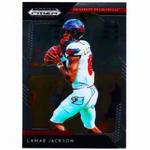 🔥SILVER CHROME🔥Lamar Jackson 2019 Panini Prizm Draft Picks #60 ...