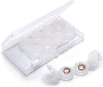 Clear Contact Lens Case, 5 Pack Flip Top Contact Leses Cases with ...