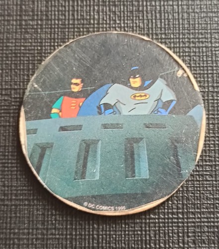 Pog BATMAN 13 DC COMICS 1995 Pogs Kini Kinis Slammers Caps Tazos Retro ...