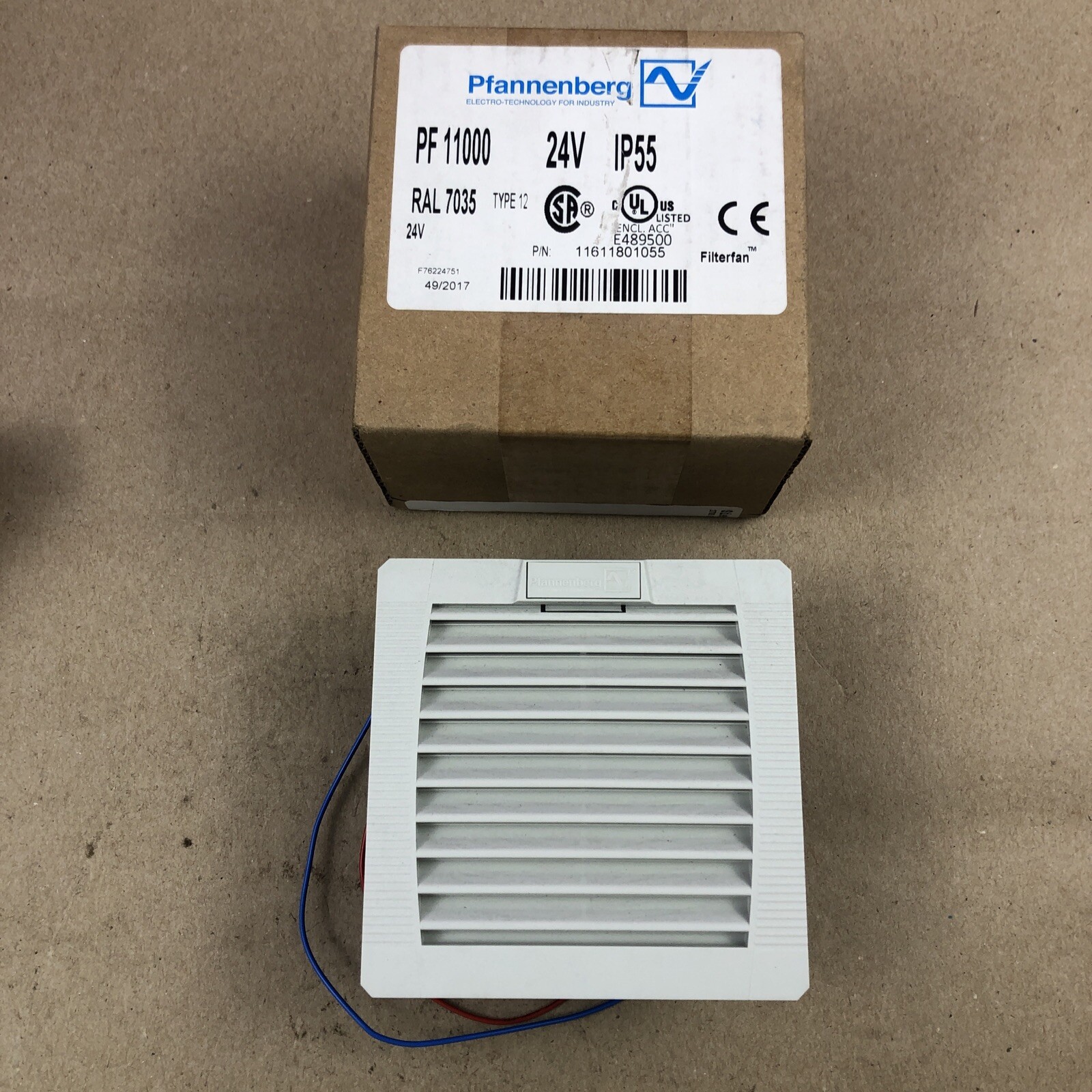 Pfannenberg Filter Fans PF11000 Series 11611801055 PF 11.000 for sale ...