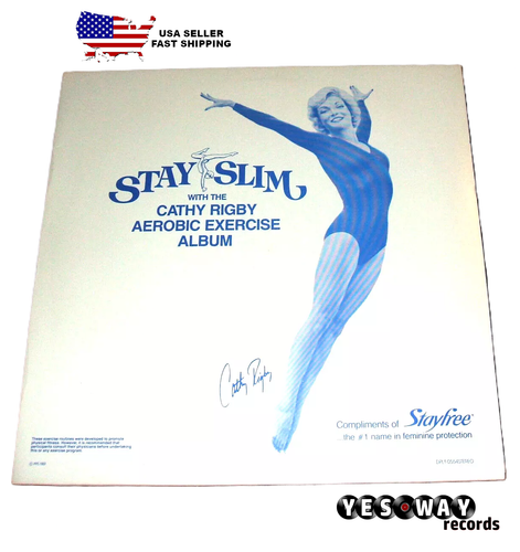 Stay Slim with the Cathy Rigby Aerobic Exercise Album LP 1982 Stayfree ...